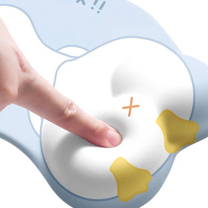 Cute 3D Pastel Blue Baby Duck Mouse Pad - Peachymart