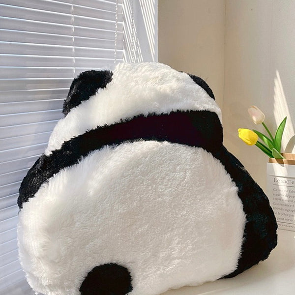 Cute Chubby Panda Back Hugging Cushion Plush - Peachymart