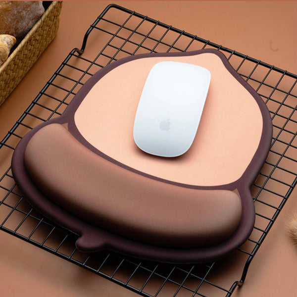 Cute 3D Chestnut Ergonomic Silicone Mouse Pad - Peachymart